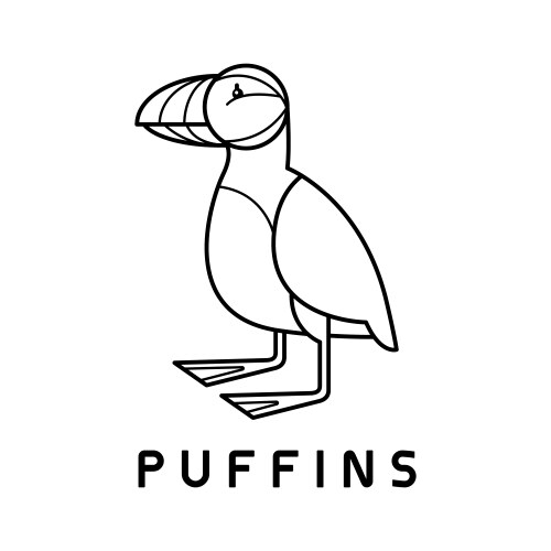 Puffin Logo Sign Vector Images (51)