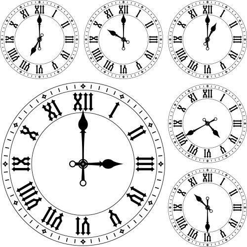 Roman numerals Royalty Free Vector Image - VectorStock