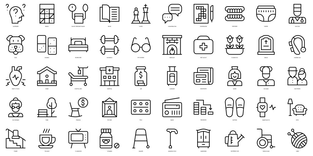 Millennials concept icon age group idea thin line Vector Image