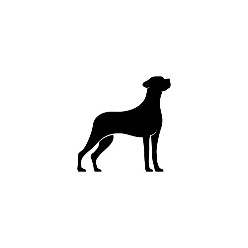Dog logo design Royalty Free Vector Image - VectorStock