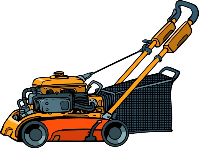 Lawn mower Royalty Free Vector Image - VectorStock