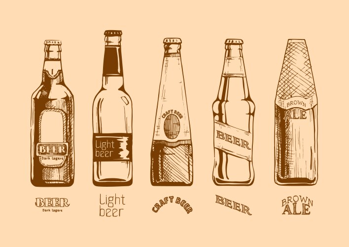 Sauce bottles packages realistic set Royalty Free Vector