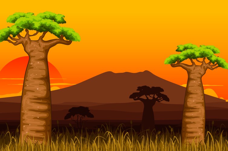 Baobab Tree Vector Images (over 2,000)