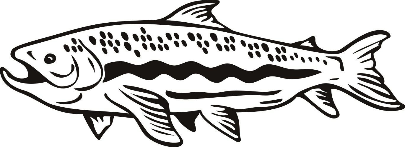 Fish Stencil Vector Images (over 1,900)