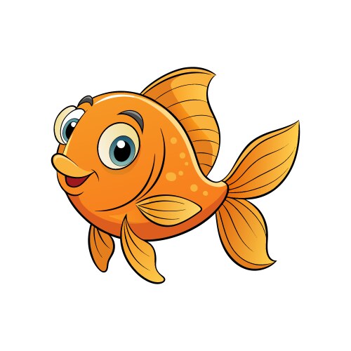 Green Anglerfish Cartoon Royalty Free Vector Image