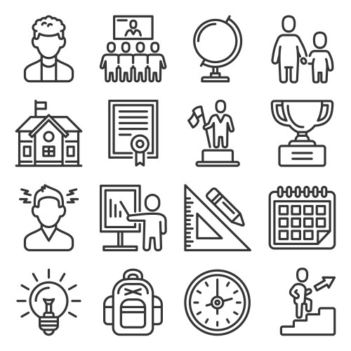 Education background Royalty Free Vector Image