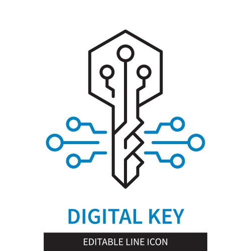 Digital transformation concept icon Royalty Free Vector