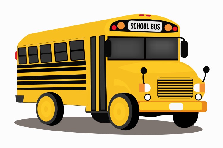 Back to school bus Royalty Free Vector Image - VectorStock