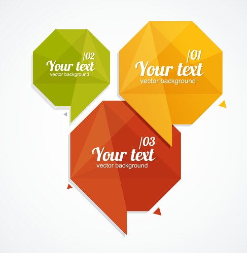 Colorful text boxes options banner Royalty Free Vector Image Colorful text boxes options banner Royalty Free Vector Image