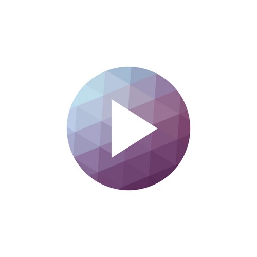 Play Button Icon - Triangle Shape – Royalty-Free Vector | VectorStock