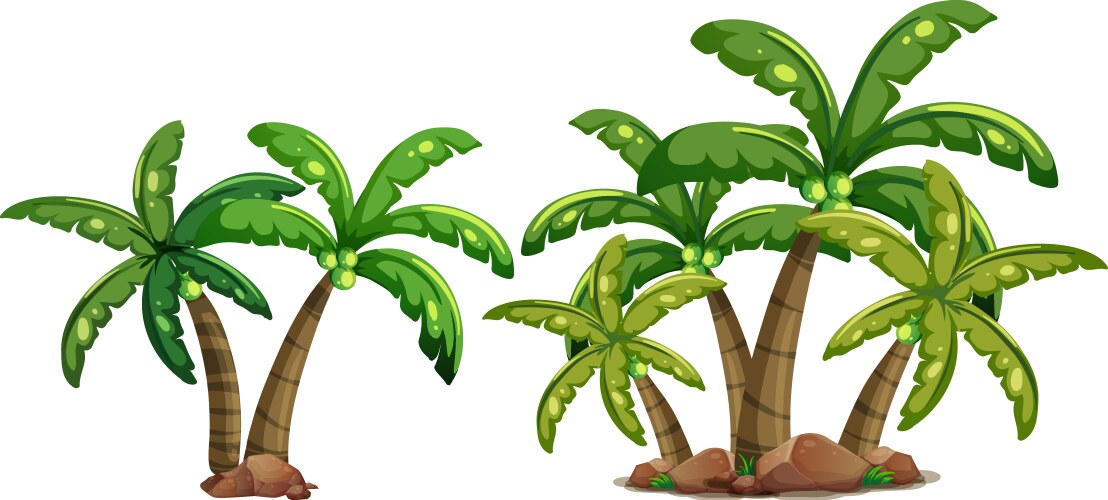 Coconut Tree Cartoon Vector Images (over 7,200)