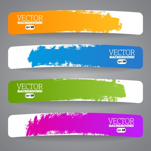 Brush strokes Royalty Free Vector Image - VectorStock