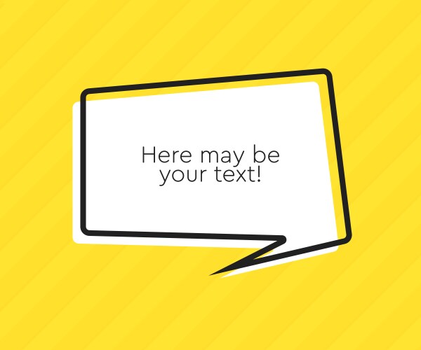Quote frame blank text boxes message Royalty Free Vector