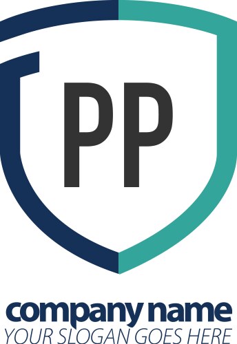 Initial letters st monogram logo Royalty Free Vector Image