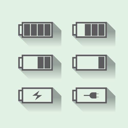 Types of batteries Royalty Free Vector Image - VectorStock
