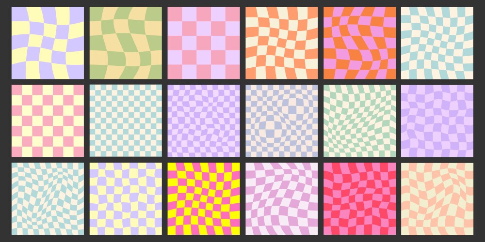 Cool groovy art texture design trendy y2k Vector Image