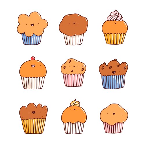 Muffin Cartoon Vector Images (over 16,000)