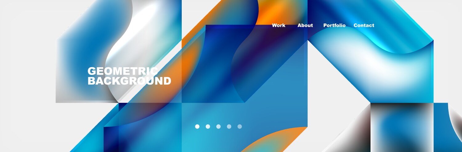 A vibrant triangle arrow in electric blue Vector Image