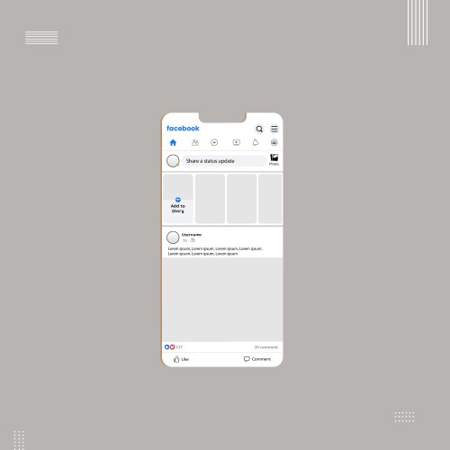 Facebook Interface Vector Images (over 2,100)