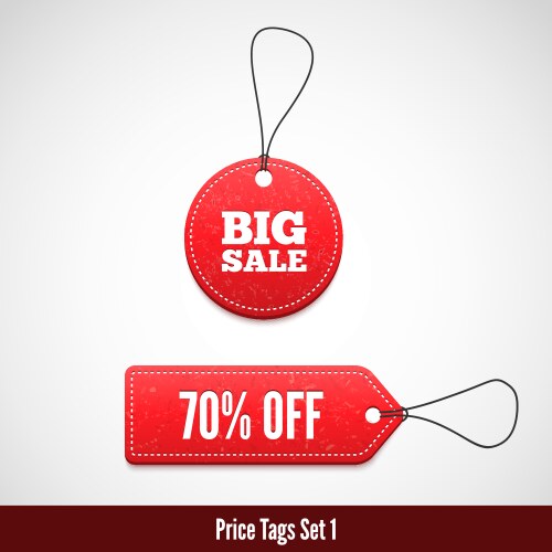 Price tag Royalty Free Vector Image - VectorStock