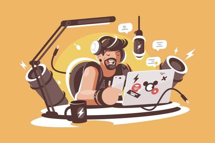 Radio Cartoon Vector Images (over 14,000)