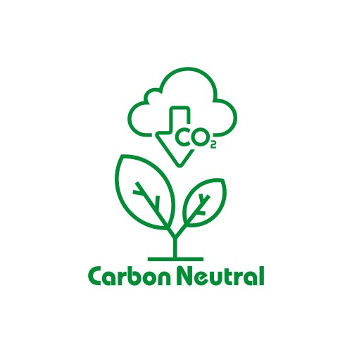 Reducing co2 emissions to stop climate change sign