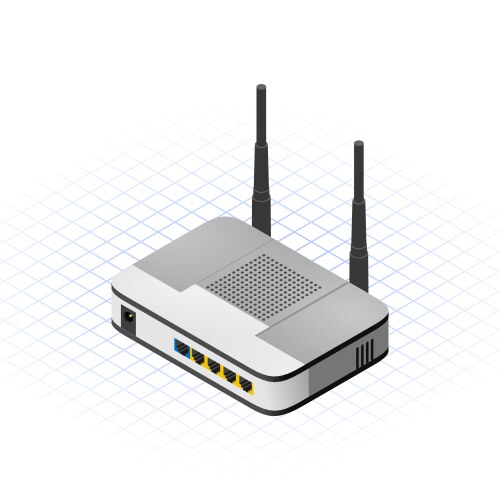 Wireless router Royalty Free Vector Image - VectorStock