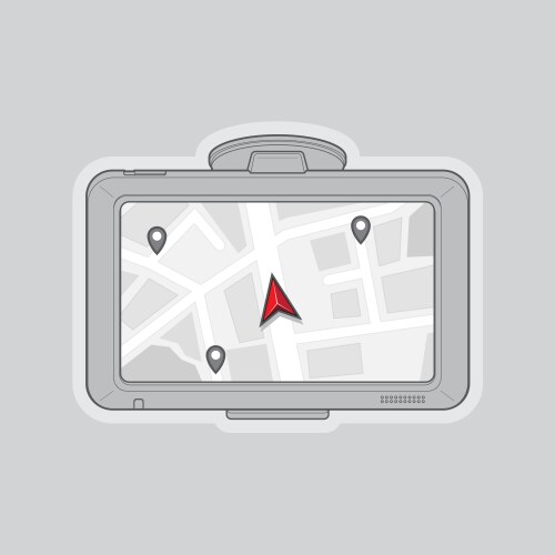 Car dashboard symbol Royalty Free Vector Image