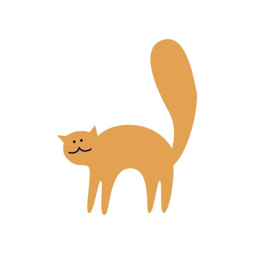 Cartoon Cat Side View Vector Images (over 400)