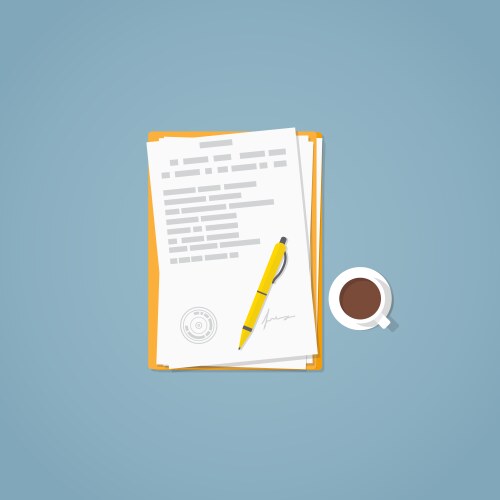 Report documents research Royalty Free Vector Image