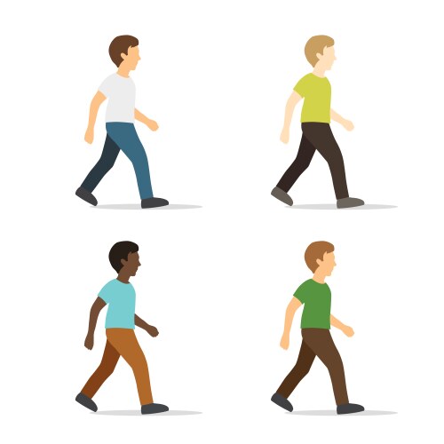 Cartoon Man Walking Vector Images (over 35,000)