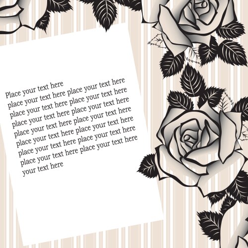 Floral seamless etching pattern flower background Vector Image