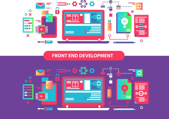 Programming and coding Royalty Free Vector Image