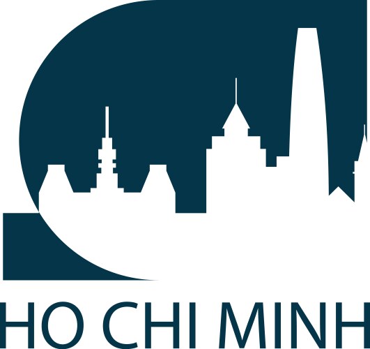 Vietnam ho chi minh Royalty Free Vector Image - VectorStock