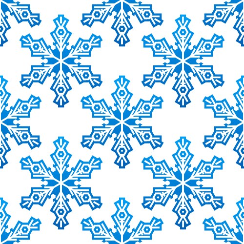 Cartoon snowflakes collection 1 Royalty Free Vector Image