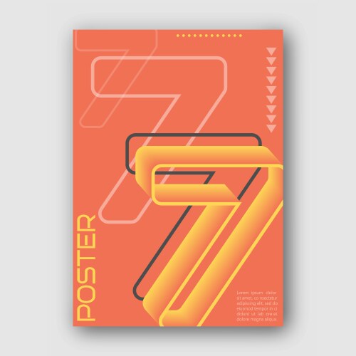 Boss a stylized template for poster billboard Vector Image