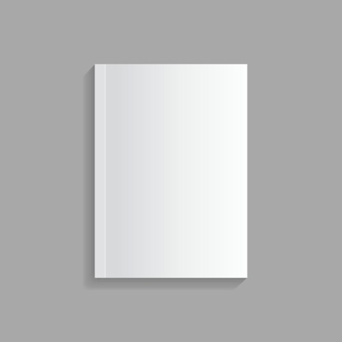 Book cover page template design Royalty Free Vector Image