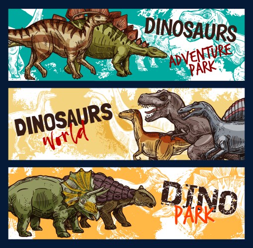 Dinosaur Banner Vector Images (over 3,000)