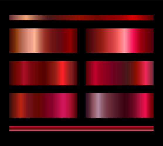 Bronze gold gradients Royalty Free Vector Image