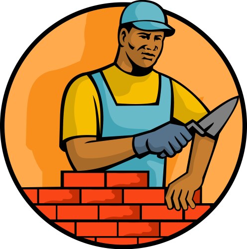 Bricklayer Vector Images (over 6,500)