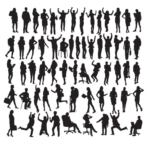 Running silhouette Royalty Free Vector Image - VectorStock