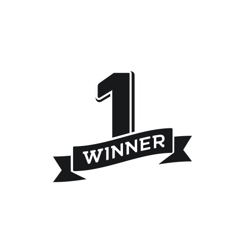 Open textured gift box with number 1 flying Vector Image