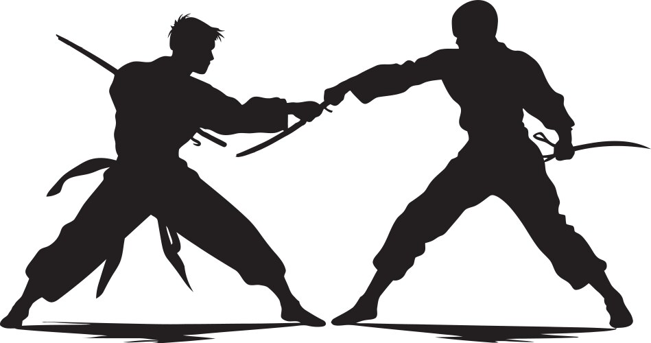 Nightfall fracas black conflict logo shadow Vector Image