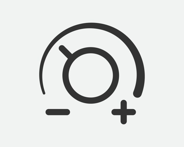 Light dimmer icon line trendy design electricity Vector Image