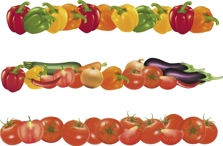 Vegetables Royalty Free Vector Image - VectorStock