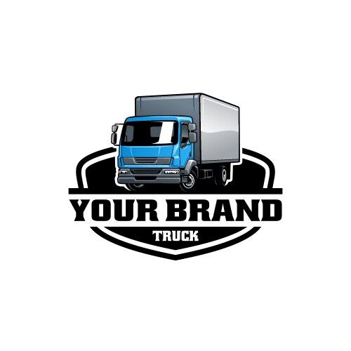 Moving truck box Royalty Free Vector Image - VectorStock
