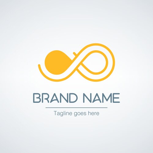 Infinite love infinity heart sign Royalty Free Vector Image