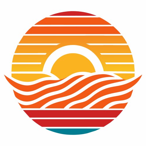 Retro Synthwave Sun Vector Images (over 950)