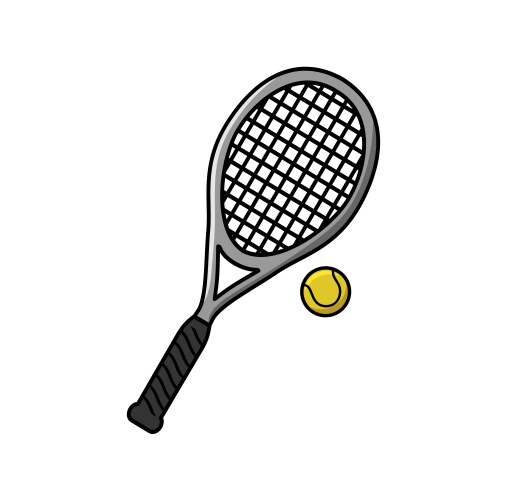 Tennis Racket Cartoon Vector Images (over 6,900)