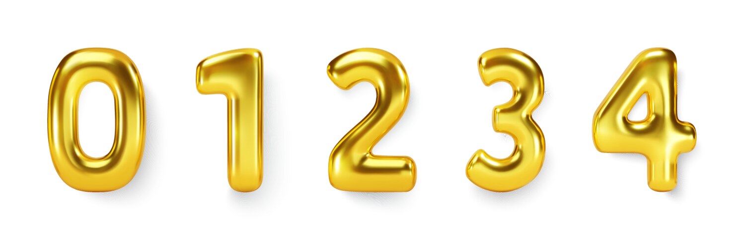 Anniversary or event 1000 gold 3d numbers Vector Image